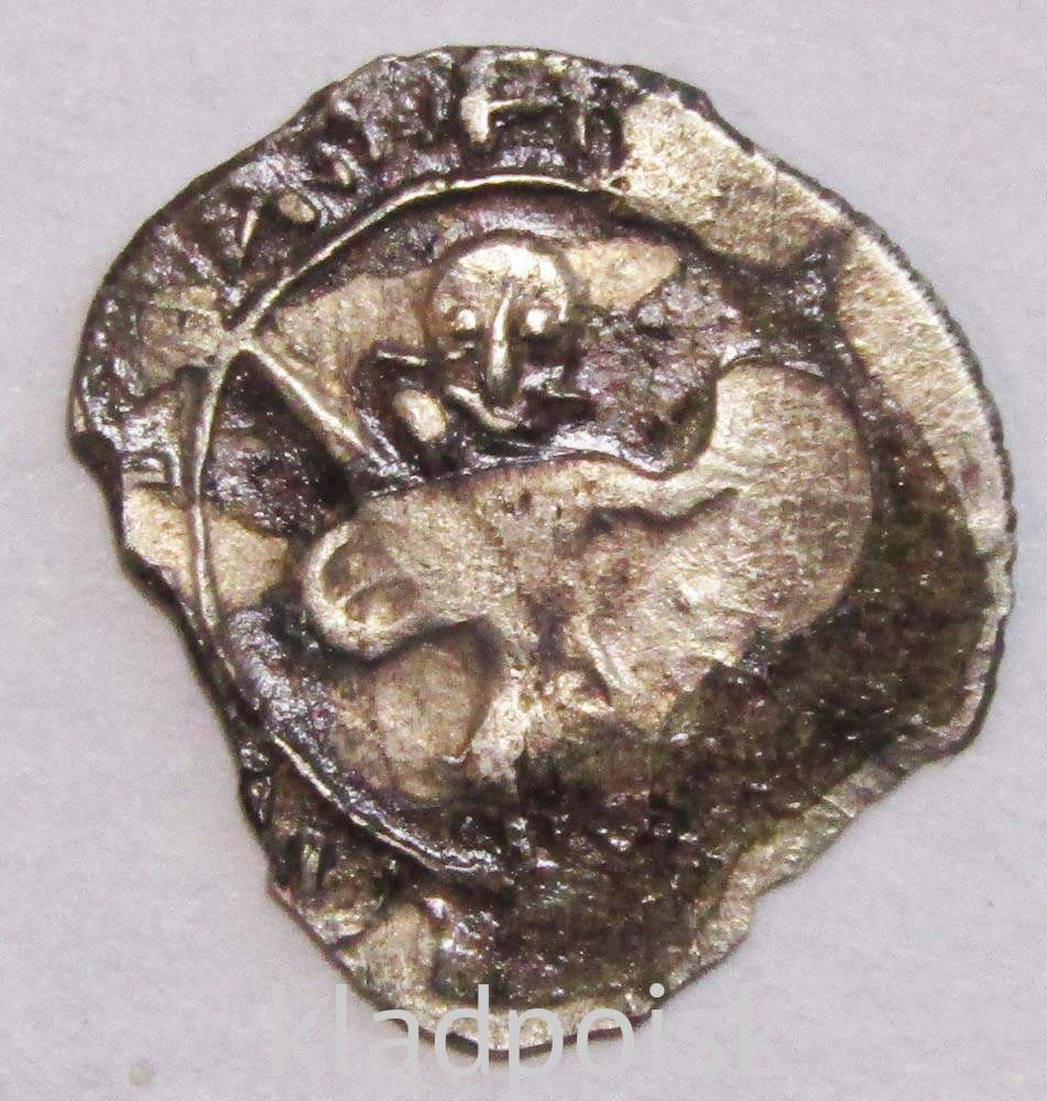 Денга Иван Михайлович, серебро, Великое княжество Тверское, Лицо князя ...