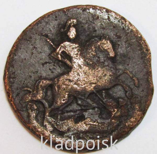 Монета 2 копейки 1758 года, Российская Империя, Елизавета I, арт 6 ...
